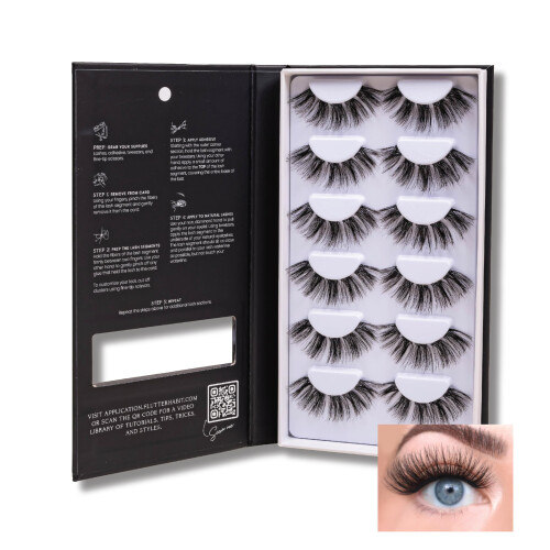 FlutterHabit Weightless Collection DIY lash Extensions [1 month] Lash ...