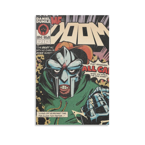 ENYPOLIS MF Doom Retro Posters & Prints on Canvas Wall Art Poster for ...