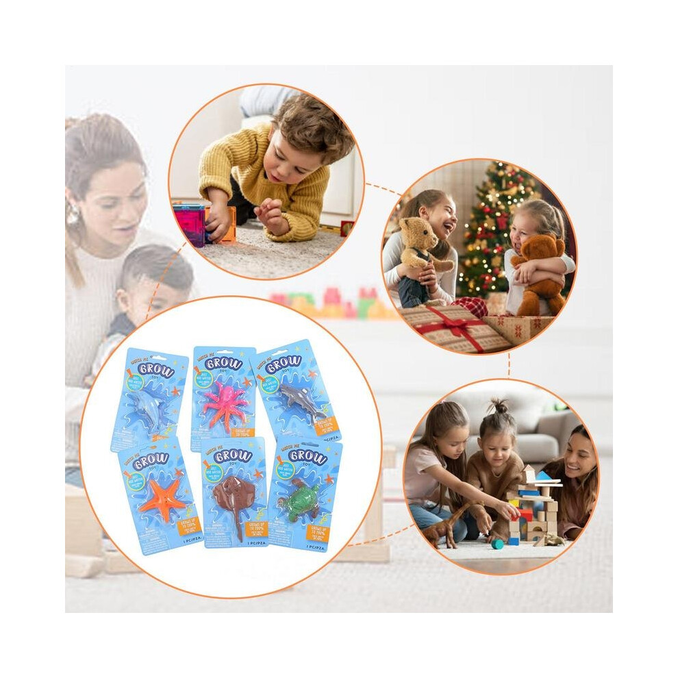 Grow Animals In Water Expandable Under The Sea Creatures Sensory Jelly ...