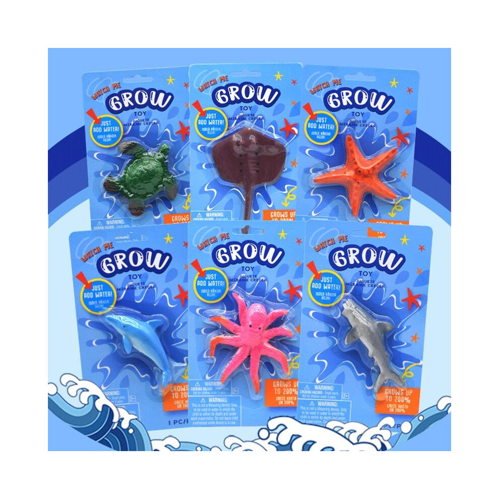 Grow Animals In Water Expandable Under The Sea Creatures Sensory Jelly ...