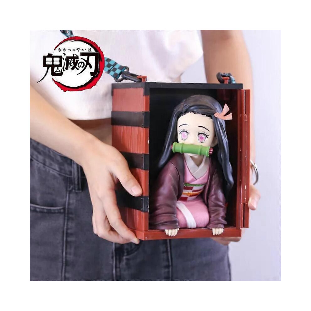 2024 New 9cm Demon Slayer Kamado Nezuko Figure Popcorn Box Kawaii Pvc ...