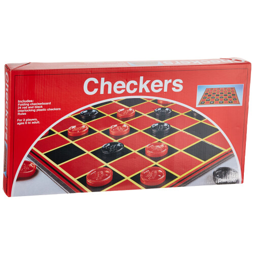 Pressman Checkers -- Classic Game With Folding Board and Interlocking ...