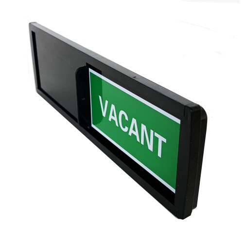 Occupied/Vacant Sign With Unique Mounting for Restrooms at Offices ...