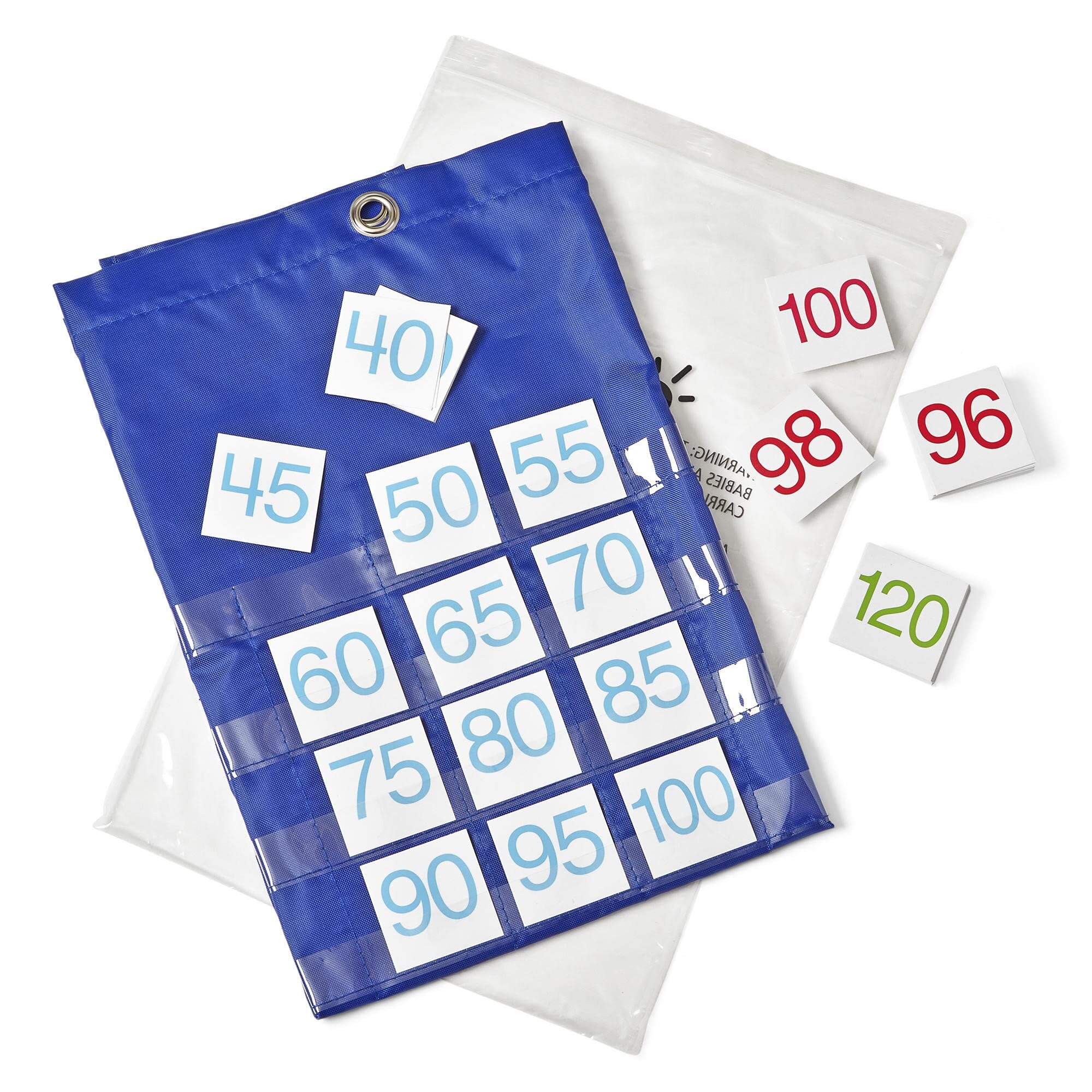 hand2mind Hundred Number Wall Chart 100s Chart for Classroom Skip ...