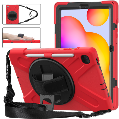 (red, S6 Lite 2022 SM-P613) For Samsung Galaxy Tab S6 Lite stand case ...