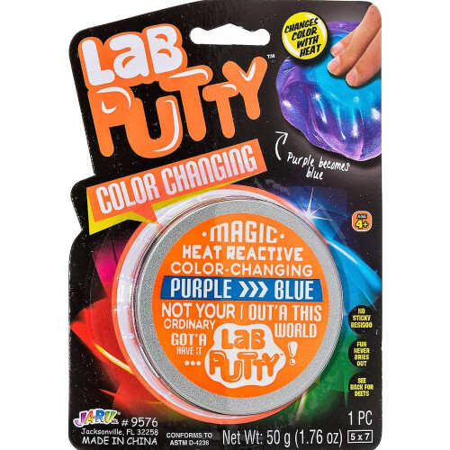 JA-RU Lab Putty-Color Changing Putty 1 Putty Assorted Heat Sensitive ...