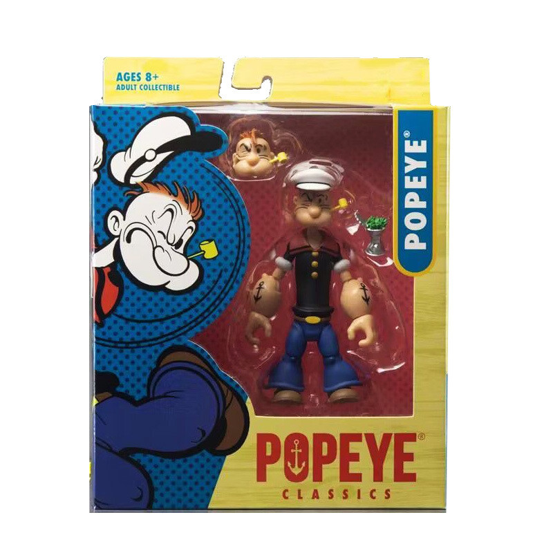 (Mit Box, Popeye) Popeye Classics Figur Olive Castor Oyl Youtooz Bluto Poopdeck Pappy Popeye ...
