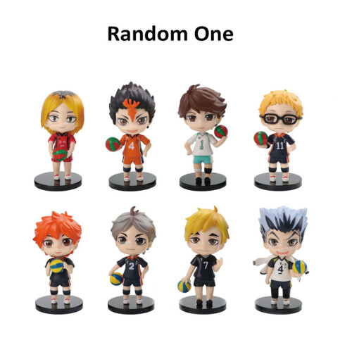 (opp bag, random selection) 8 pieces Haikyuu!! Action Q Version Figure ...