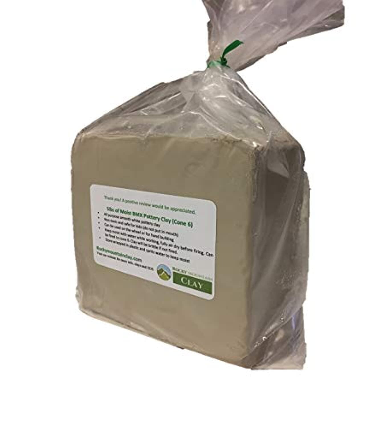 5lb Pottery Clay: Best Mix- BMix - BMX - Mid Fire Cone 5-7 - Rocky ...