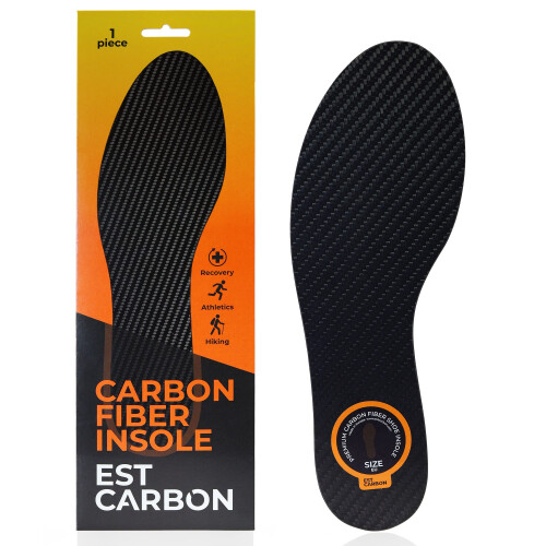 Carbon Fiber Insole for Men Women 1 PC Carbon Fiber Footplate Foot ...