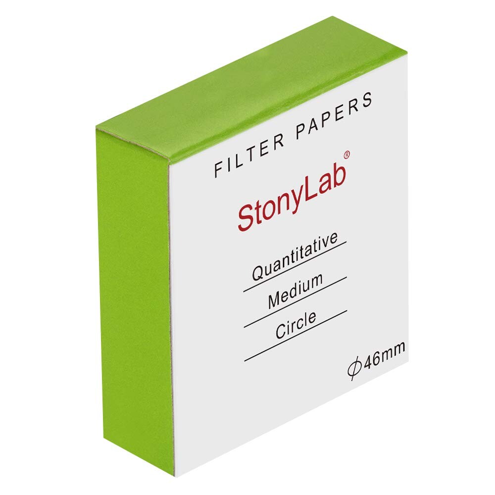 StonyLab Quantitative Filter Paper Circles 46mm Diameter Cellulose ...