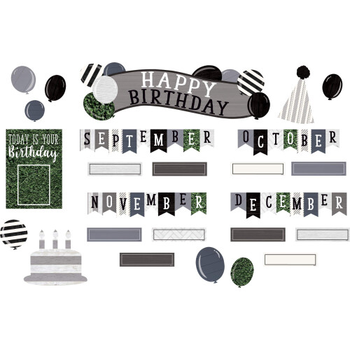 Teacher Created Resources Modern Farmhouse Happy Birthday Mini Bulletin ...