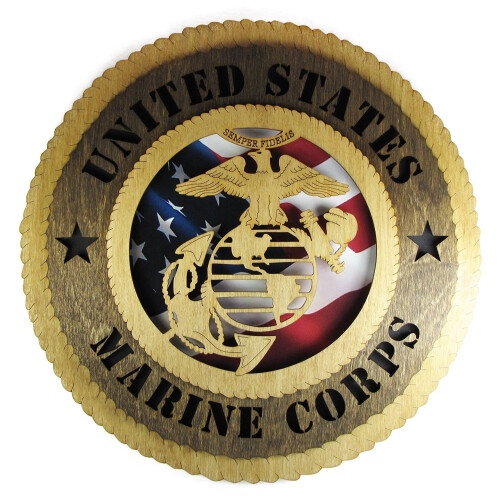 Orange Kat USMC - Placa de parede do Corpo de Fuzileiros Navais da ...