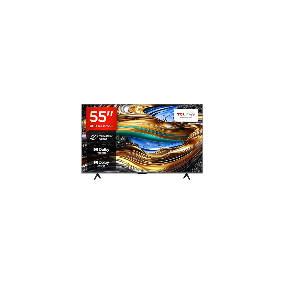 TCL 55P755K 55-inch Ultra HD, Wide Color Gamut, 4K HDR TV, Smart TV ...