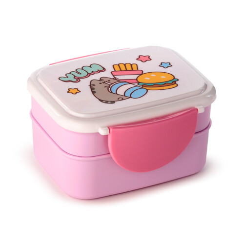 Bento Clip Lock Lunch Box with Cutlery - Pusheen the Cat Foodie Cat ...