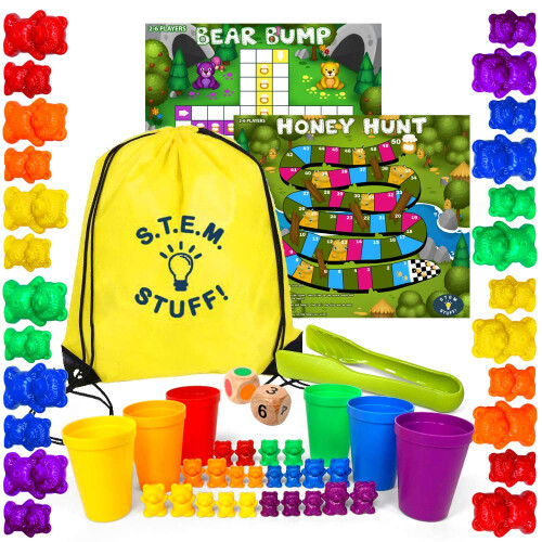 Counting Bears - Math Manipulatives Preschool Learning Activities ...
