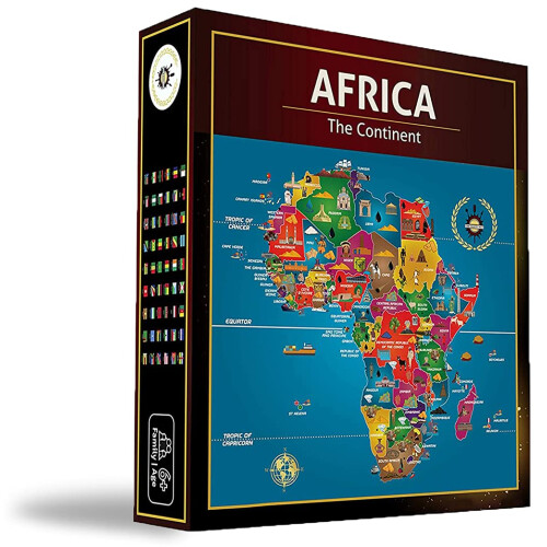 Africa Jigsaw Puzzle - Map of Africa - Black History - Board Games ...