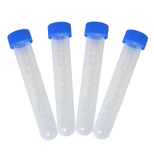 RLECS 20pcs 10ml Centrifuge Test Tubes with Screw Cap and Graduation ...