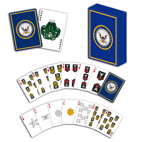 US Navy Professional Quality Navy Playing Cards - Great for Game Night ...