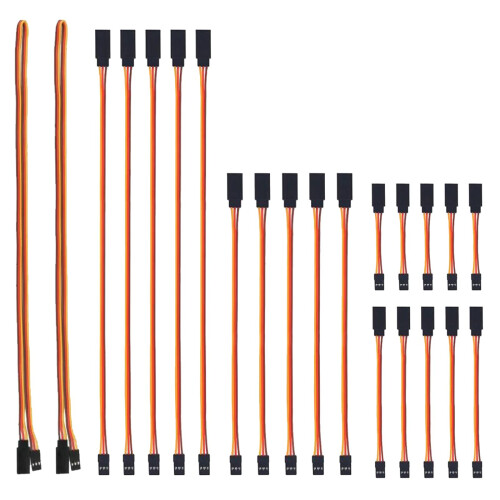 Cable de extensi n servo AEDIKO de 22 piezas, 3 pines, conectores macho ...