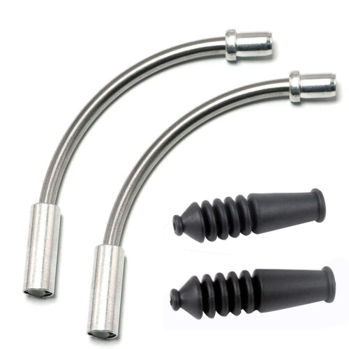 PZRT Bike V Brake Noodle Cable Guide Pipe Rubber Boots Set MTB Mountain ...