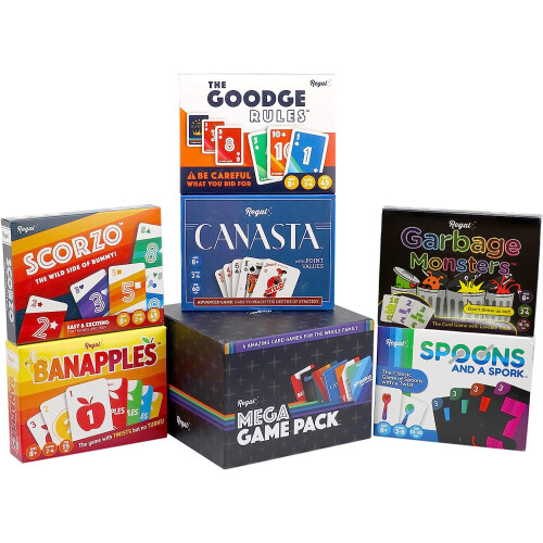 Regal Games Fun Card Games Set for Adults - Canasta Spoons and a Spork ...