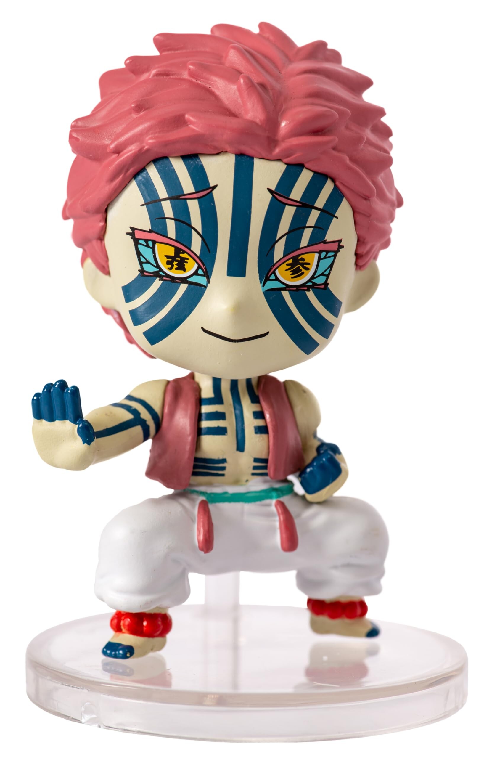 Chibi Masters Bandai Akaza Demon Slayer Figur | 8cm Akaza Anime -figur ...