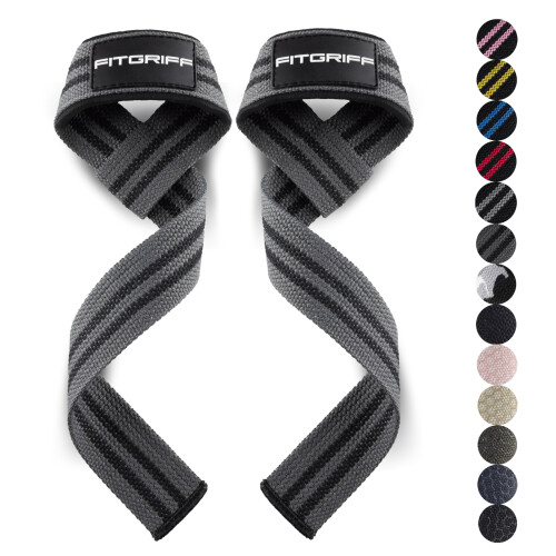 FitGriff Levanting Straps para el ejercicio de peso muerto del gimnasio ...