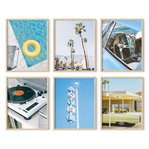 HAUS AND HUES Matkaseinätaide - Kehystetty seinätaide Italia ...