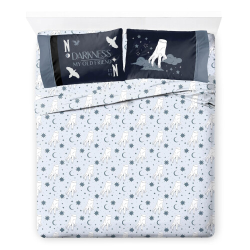 Jay Franco Wednesday Addams Queen Set - Juego de ropa de cama de 4 ...