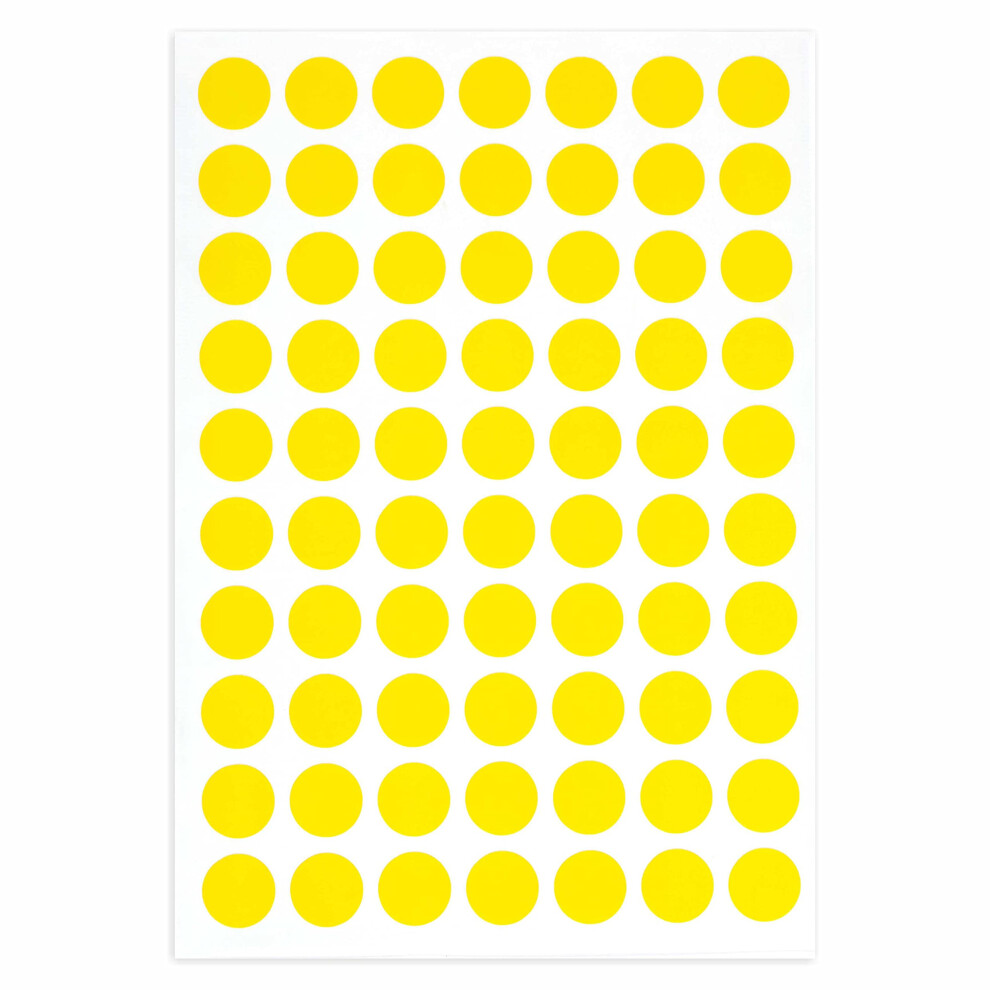 PARLAIM 1050 Etiquetas adhesivas circulares de puntos con codificaci n de colores de 3/4 ...
