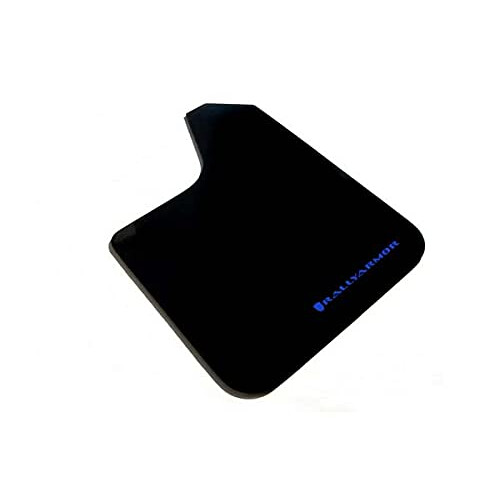 Bavette garde-boue Rally Armor MF12-BAS-BL Basic noir bleu avec logo ...