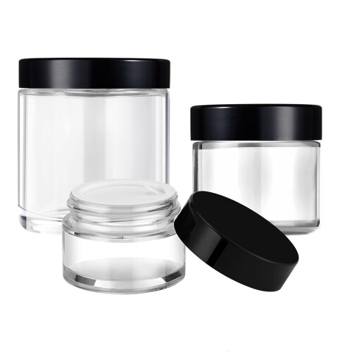 Recipientes peque os de vidrio con tapa Tecohouse de 4 oz, 2 oz y 1 oz ...