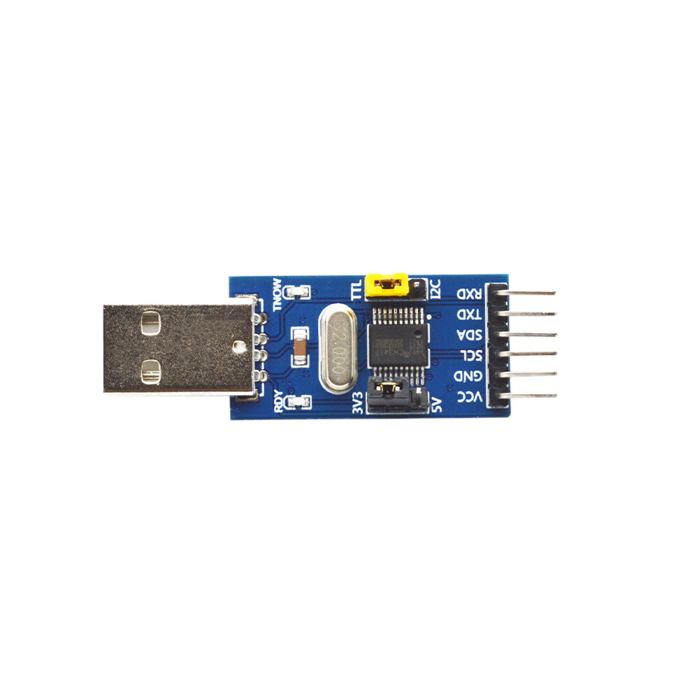 Module 2-en-1 CH341T USB vers I2C IIC UART TTL, téléchargeur de port ...