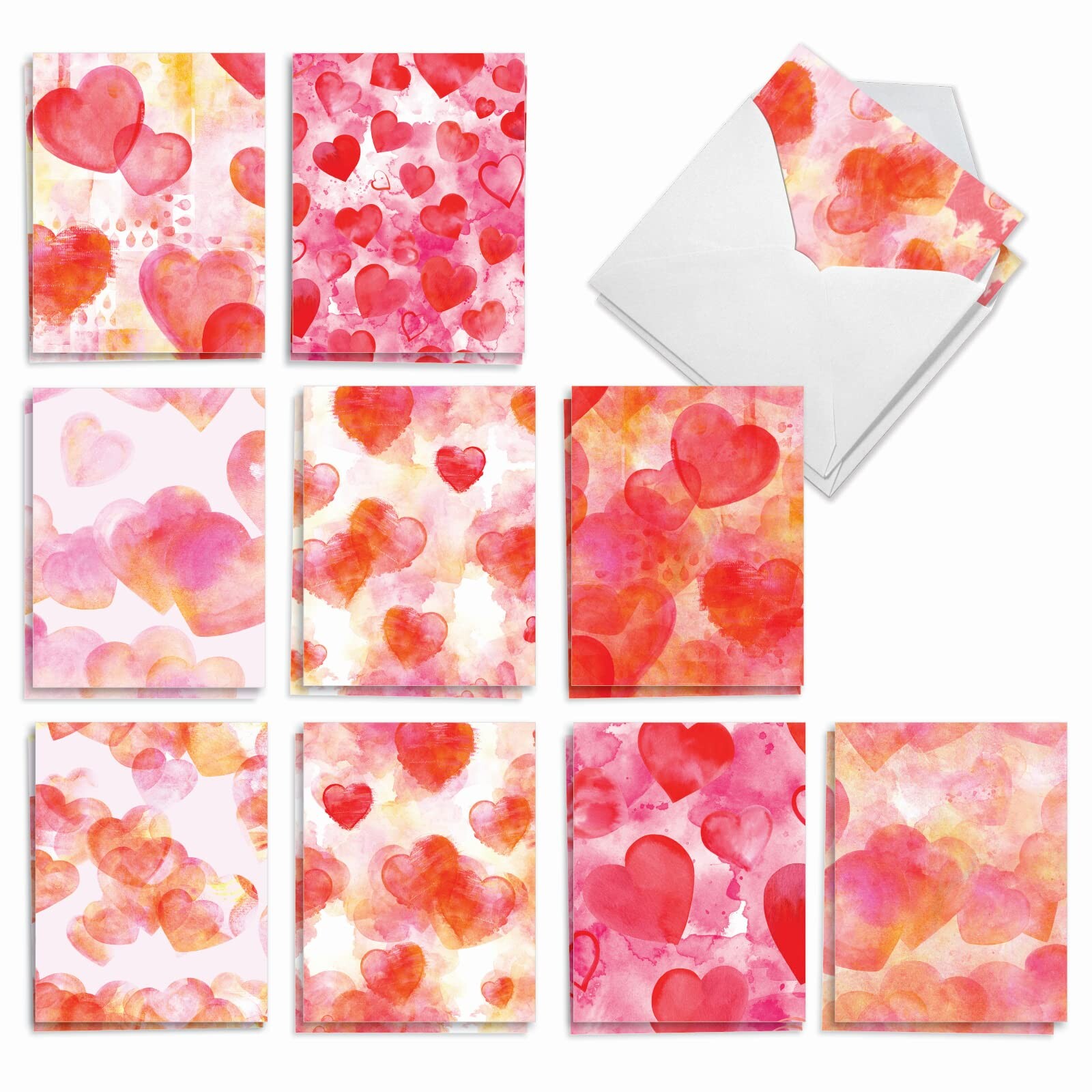 Coffret de 20 cartes de Saint-Valentin assorties de The Best Card ...