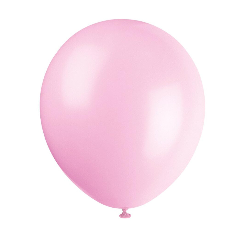 Petal Pink Latex Balloons 12"""" (10-balen) - prvotrdn kvalita a zriv ...