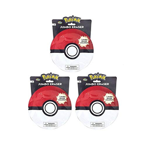 Pokemon Eraser Jumbo Foil Pack (3 packs) on OnBuy