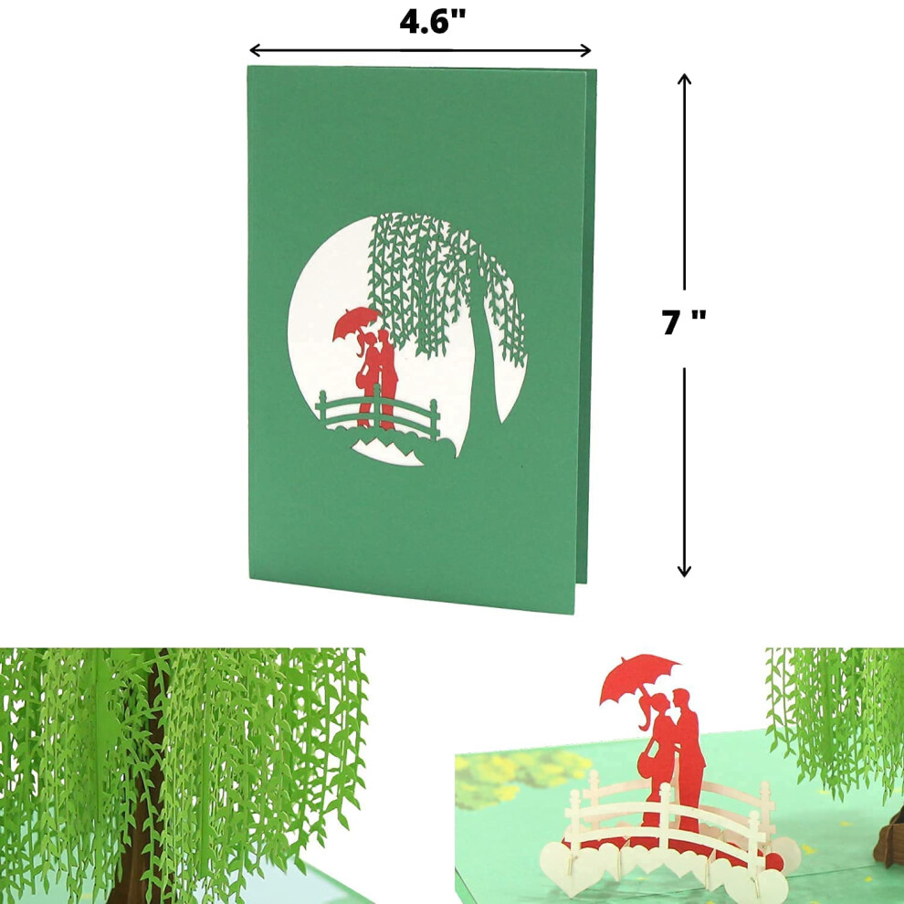 MIGNONNE POPUP - Carte de Saint-Valentin Cartes pop-up Willow Carte d ...