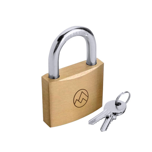 FJM Mountain Series BP150-KD Solid Brass Padlocks with Same Key Home Improvement Door Lock ...