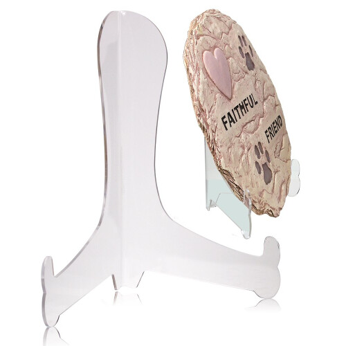Cavalletti fissi in acrilico trasparente BANBERRY DESIGNS - Set di 2 ...