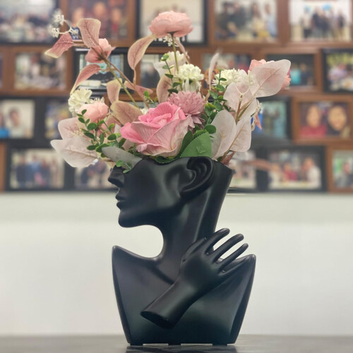 Semeid Face Planters Pots Head Abstract Greek Bust Vase Face Vase for ...