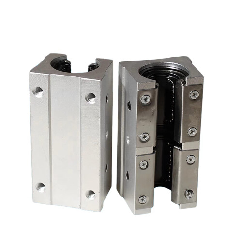 Coavoo SBR20LUU Bearing Blocks 2Pcs 20mm Open Long Sliding Ball Bearing ...