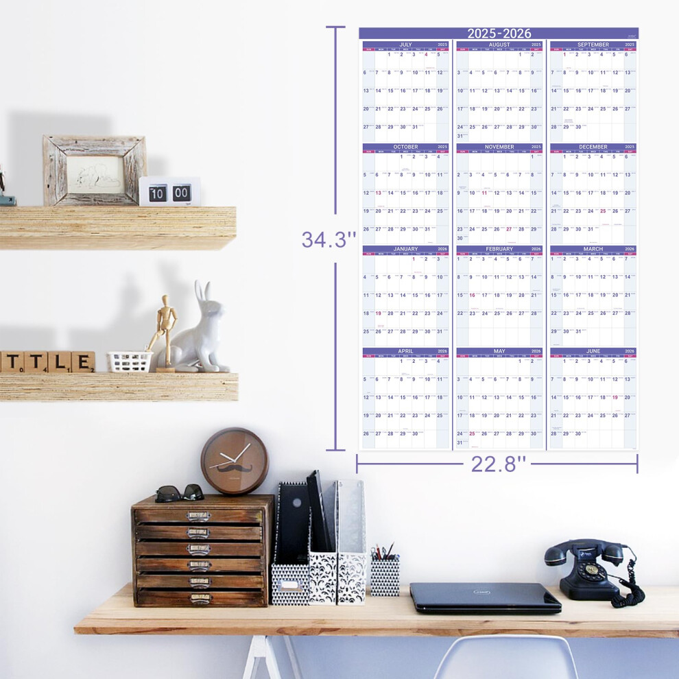 2025-2026 Calendrier mural annuel - Calendrier mural annuel 2025-2026 ...