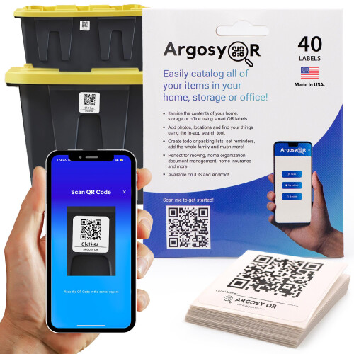 QR Labels for Moving Storage Organizing Office Tools - Scan Smart QR ...