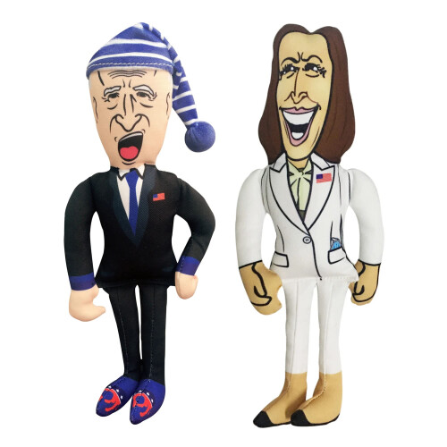 Republican Dogs Sleepy Joe Biden and Kamala Harris Chew Toy Bundle on OnBuy
