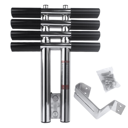 chelle de bateau t lescopique 4 marches XinKunmarine en acier inoxydable 304 robuste, pliable ...