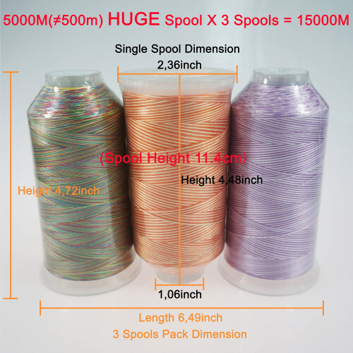 New brothreads - 40 Options- Various Assorted Color Packs of Polyester ...