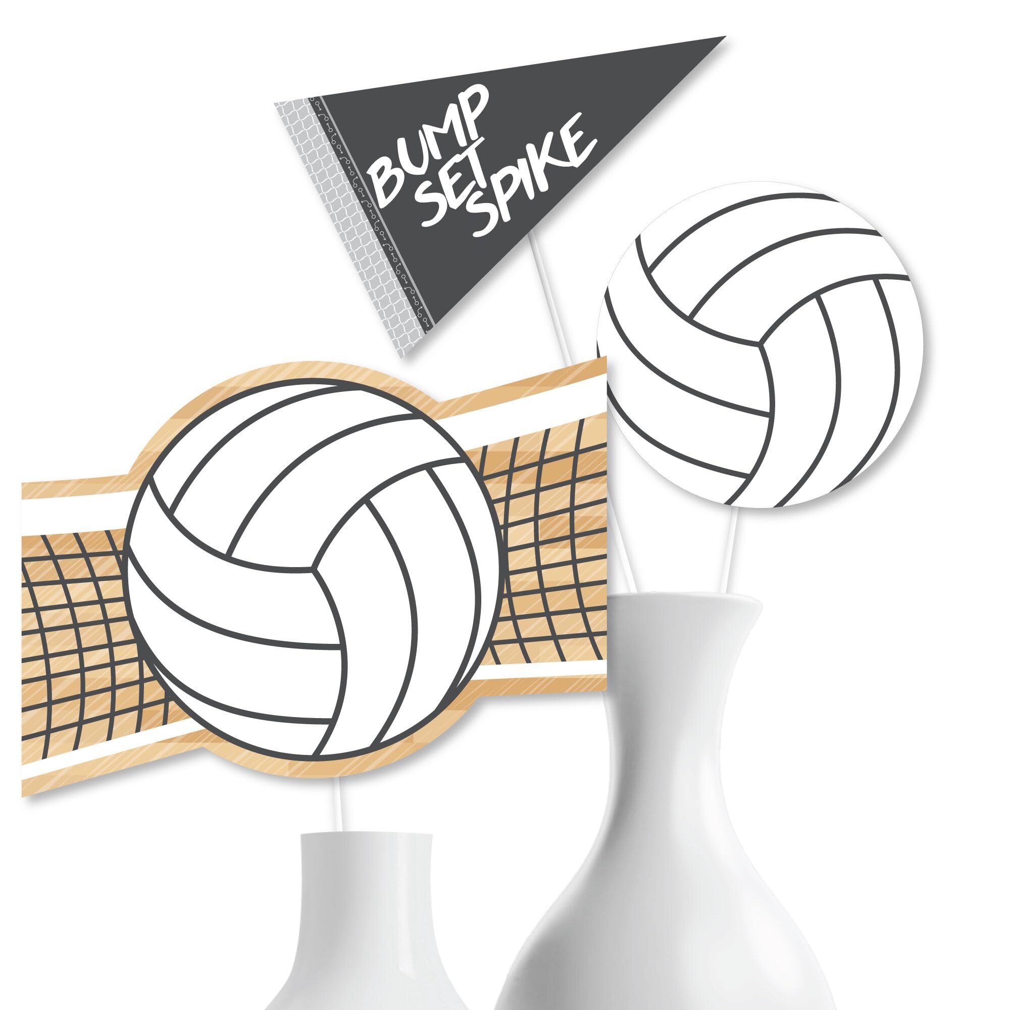 Big Dot of Happiness Volleyball Themed Party Decorations - Birthday ...