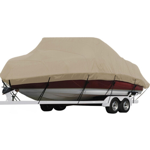 Seamander Heavy Duty Polyester Boat Cover Solution-Dyed Yarn Marine ...