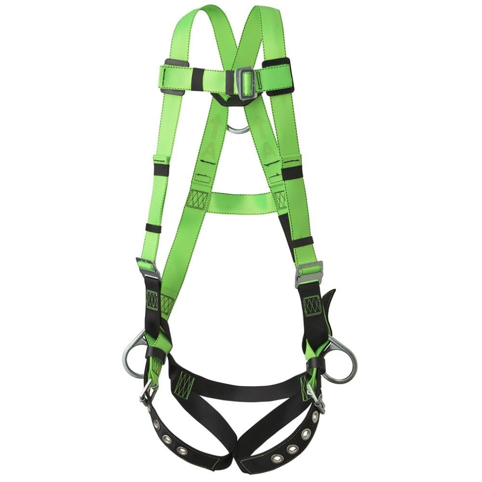 PeakWorks Fall Protection Full Body Safety sele 5-punktsjustering med ...